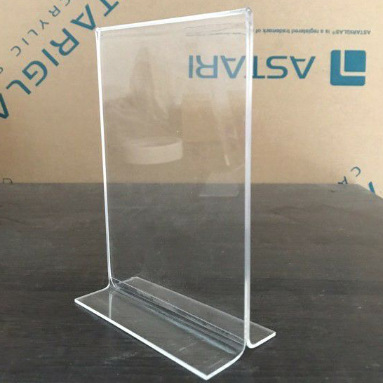 Jual Akrilik Brosur A4 model T - Akrilik branding Acrylic Tent Card A4 ...