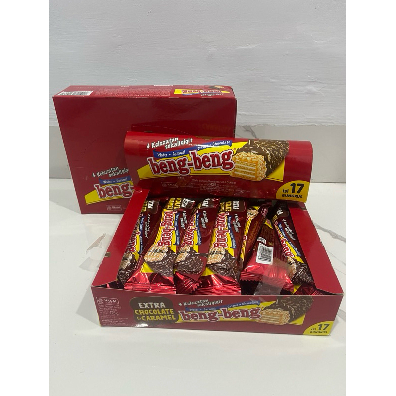 Jual BENG - BENG WAFER CHOCOLATE 1 BOX ISI 17 PCS | Shopee Indonesia