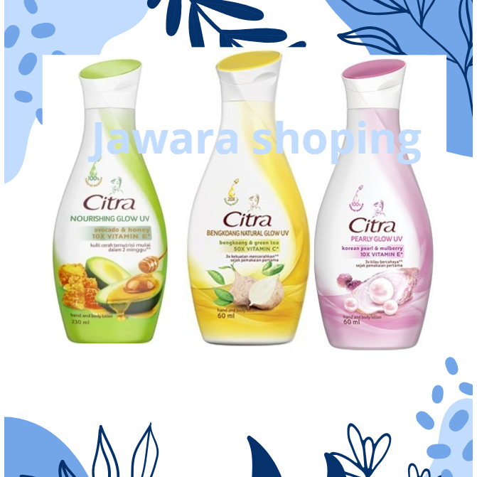 Jual Citra Hand body Lotion 210ml, 110ml, 60ml | Shopee Indonesia