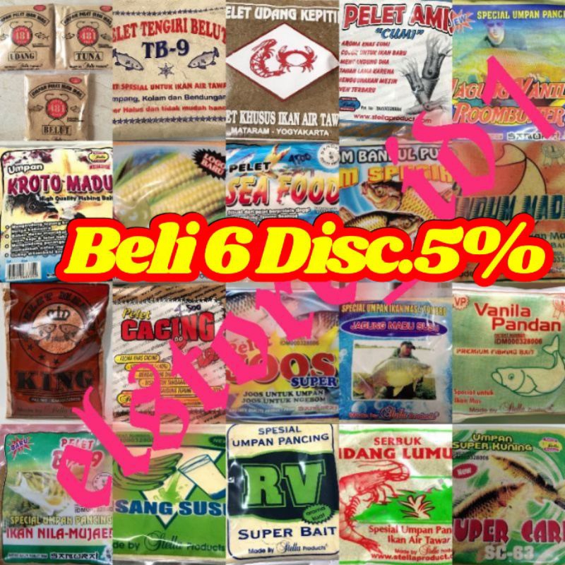 Jual Stella Umpan Pelet 481 kroto madu merah king jagung keju pisang ...