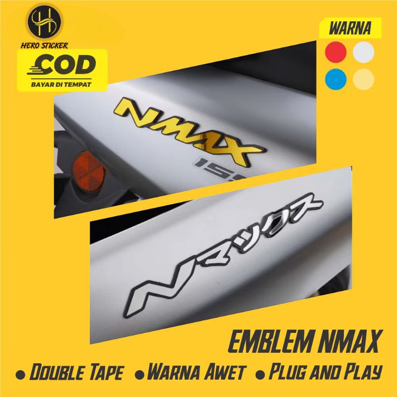 Jual EMBLEM NMAX 3D LOGO NMAX JEPANG 2PCS EMBLEM BAHAN AKRILIK | Shopee ...