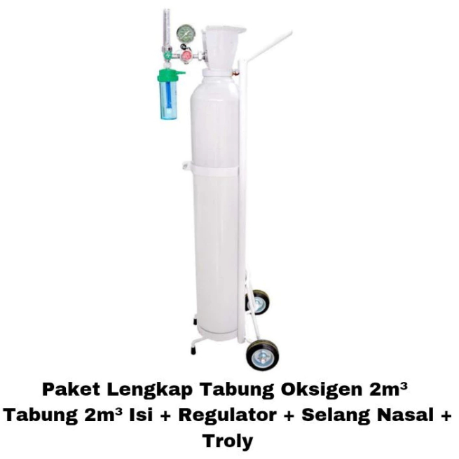 Jual Tabung Oksigen 2m3 Lengkap Siap Pakai | Shopee Indonesia