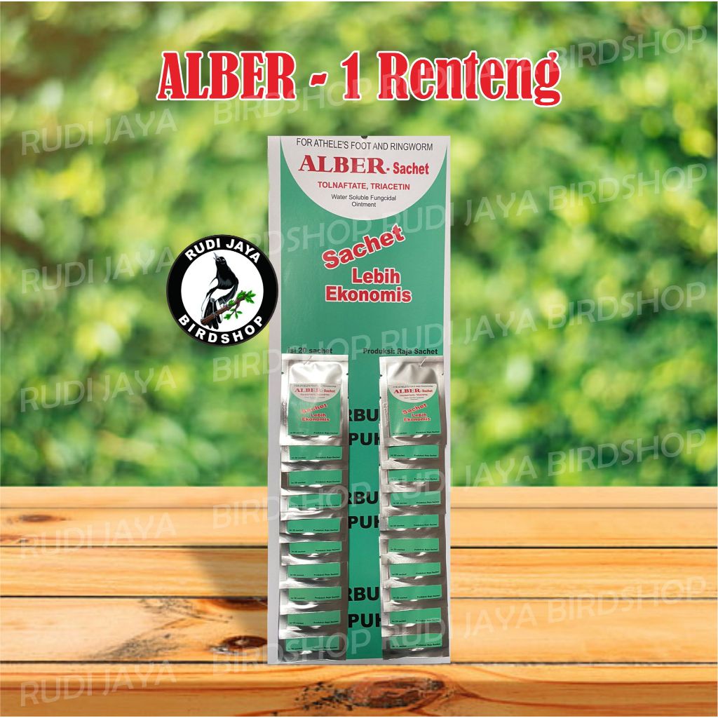 Jual ALBER-T ALBERT RUDI JAYA 1 RENTENG SALEP OBAT AYAM BURUNG UNGGAS ...