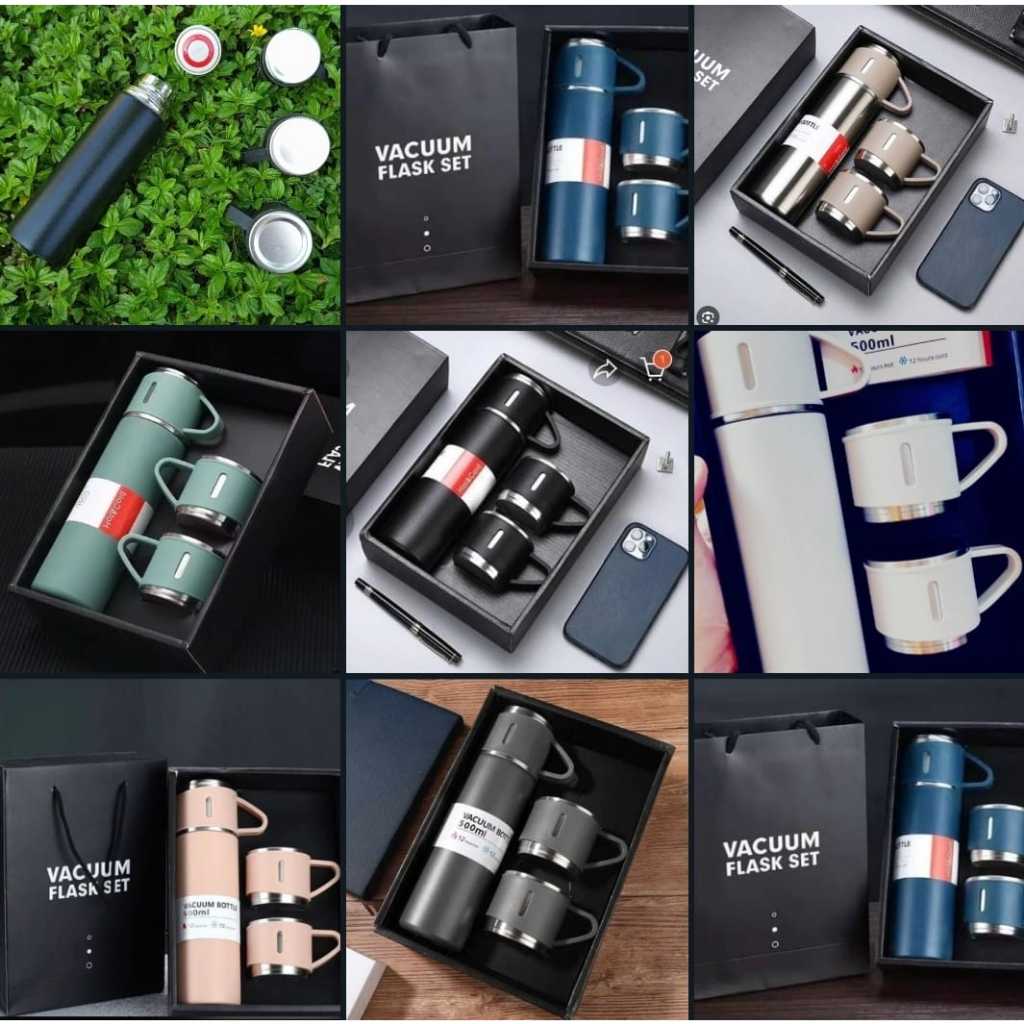 Jual Vacum Gift Set Termos 500ml | Shopee Indonesia