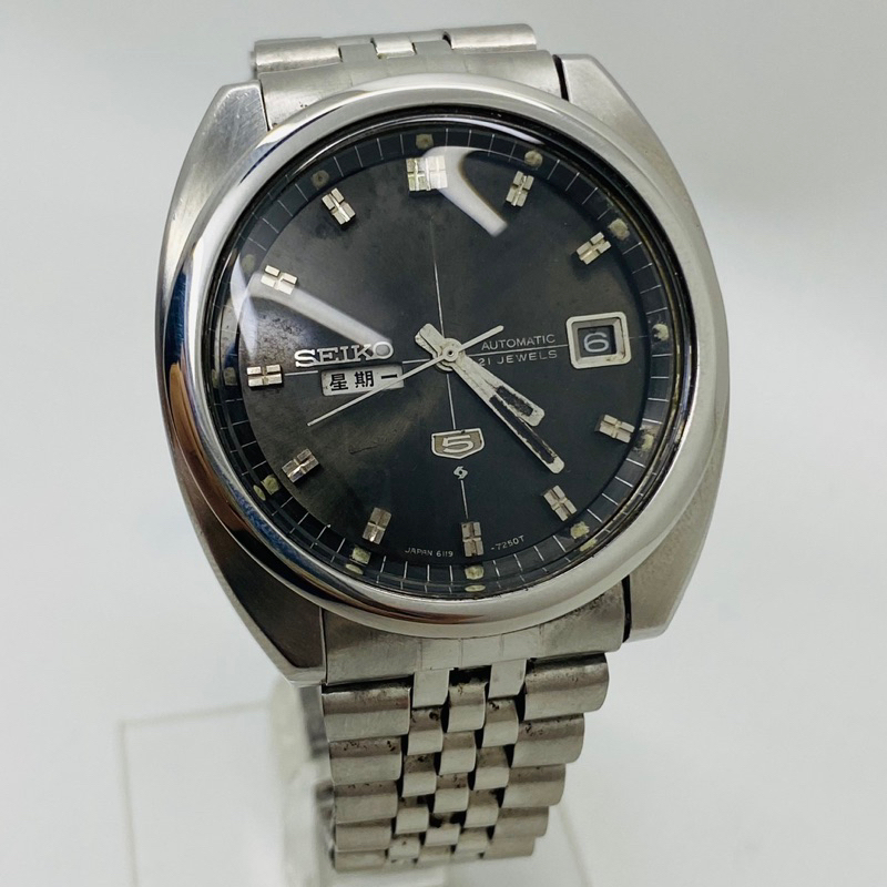Jual Seiko 6119-7183 Automatic Black Dial Japan Domestic Market Jubilee ...
