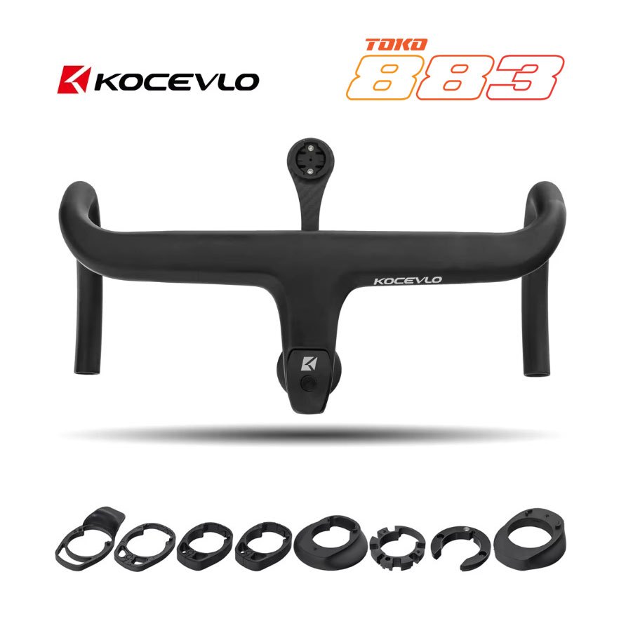 Jual KOCEVLO Dropbar Integrated Full Inner Cable Clean Look Carbon ...