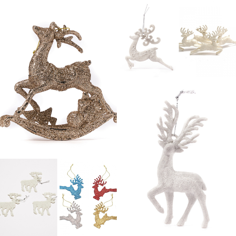 Jual Hiasan Rusa Tebal Glitter Lux isi 1 3 dan 4 - Dekorasi Natal ...