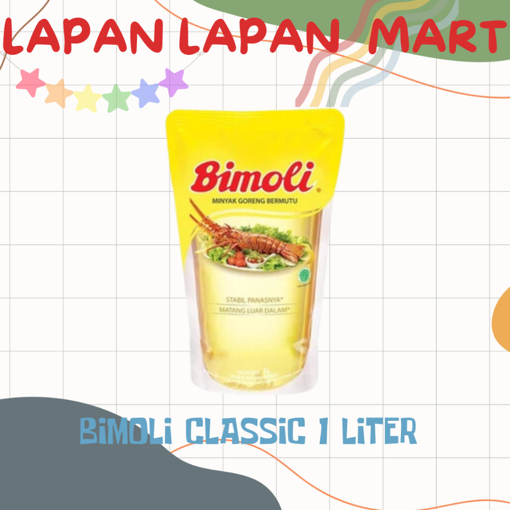 Jual Bimoli Classic Minyak Goreng 1 Liter Refill | Shopee Indonesia