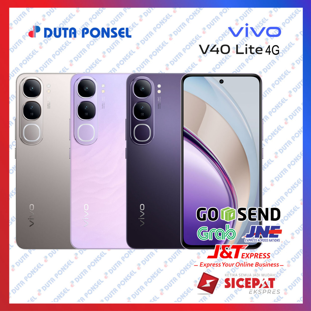 Jual Vivo V40 Lite 4G 8/128 GB Garansi Resmi | Shopee Indonesia