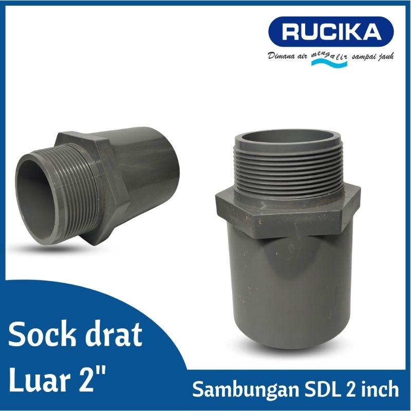 Jual Sambungan pipa Sock drat luar SDL 2 inch | Shopee Indonesia