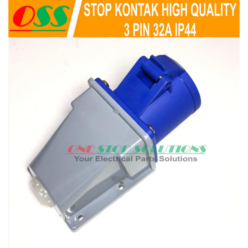 Jual STOP KONTAK GENSET UNIVERSAL HIGH QUALITY 3 PIN 32A CEE PORT 123 ...