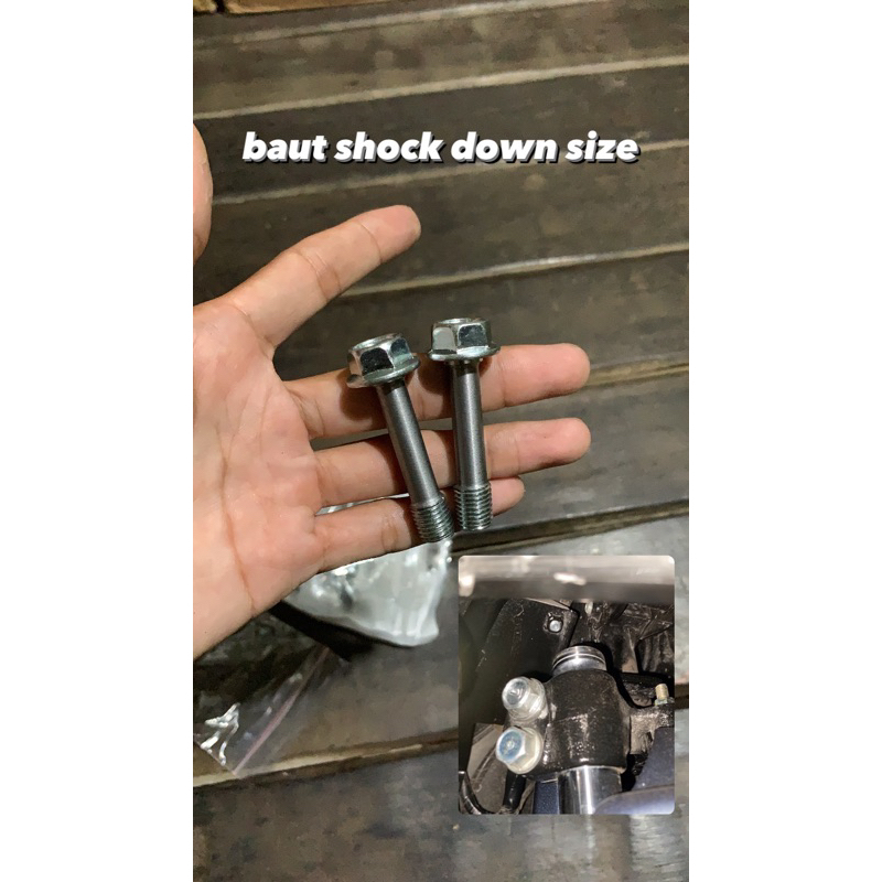 Jual baut shock depan down size biar aman honda | Shopee Indonesia