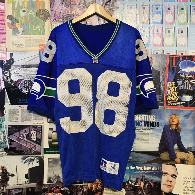 Jual Vintage NFL Jersey Russel Athletic Seattle Seahawks Original ...