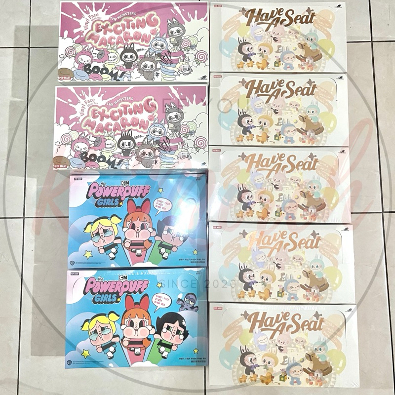 Jual POP MART LABUBU CRY BABY Crying Again Exciting Macaron Have A Seat ...