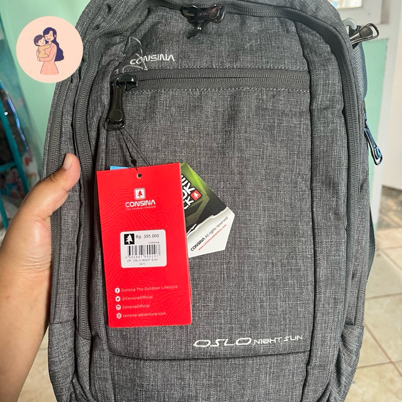 Jual Tas Consina OSLO (Tas Punggung dan Backpack Laptop) | Shopee Indonesia
