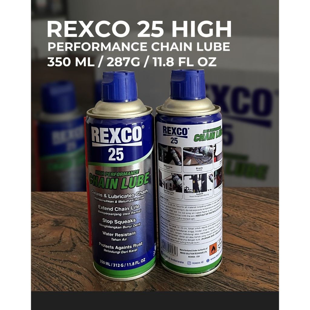 Jual REXCO 25 CHAIN LUBE TERSEDIA 120ml & 350ml | Shopee Indonesia