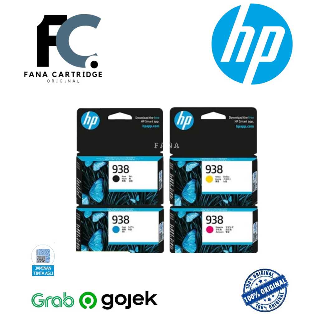 Jual Tinta Cartridge HP 938 Black & Colors Original Ink Advantage ...
