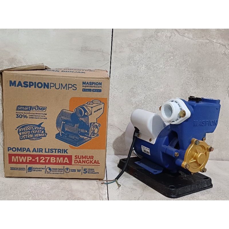 Jual Pompa Air Maspion MWP-127BMA Garansi Resmi 5 Tahun | Shopee Indonesia