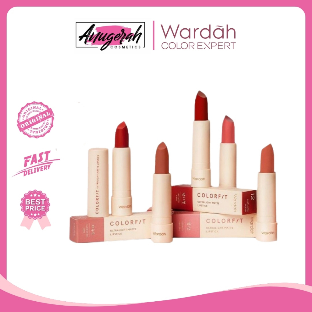 Jual Wardah Colorfit Ultralight Matte Lipstick 4g - Korean Limited ...