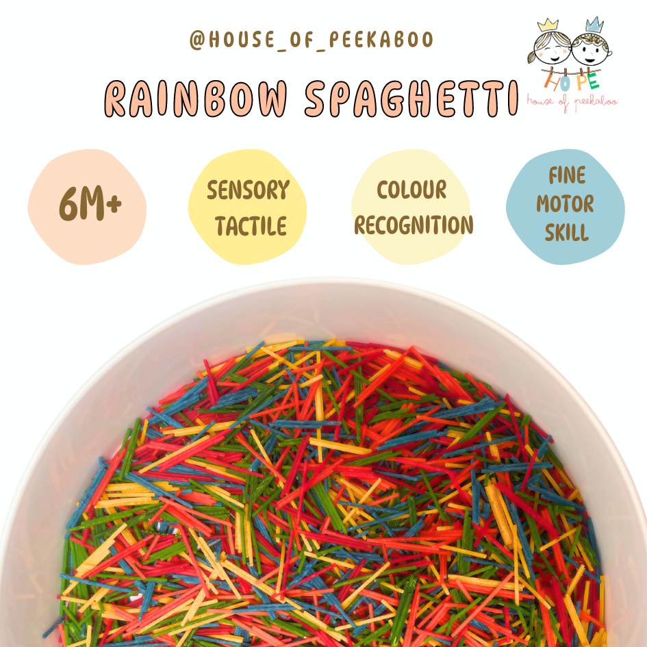 Jual HoPe - Rainbow Spaghetti/ Mie Warna Warni/ Edible grass/Rumput ...