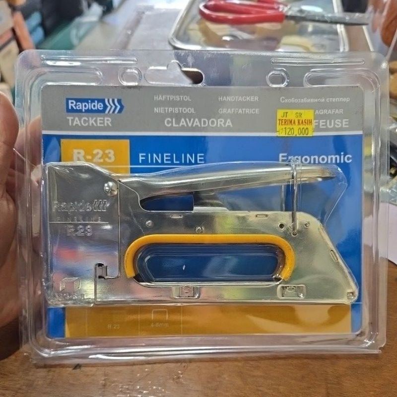 Jual staples tangan manual RAPIDE / staples rapide /staples jok /staples manual multi fungsi ...