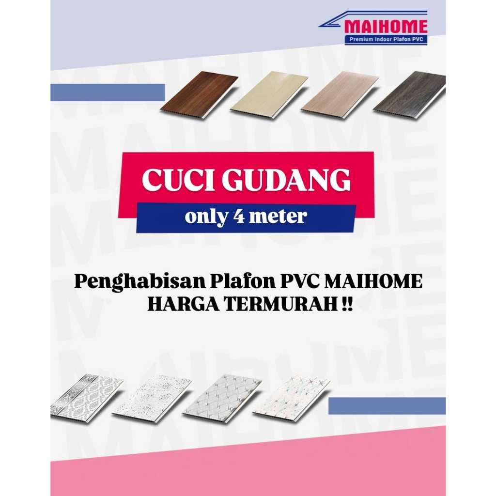 Jual PLAFON PVC MAIHOME ONLY 4METER (CUCI GUDANG ! HARGA TERMURAH ...