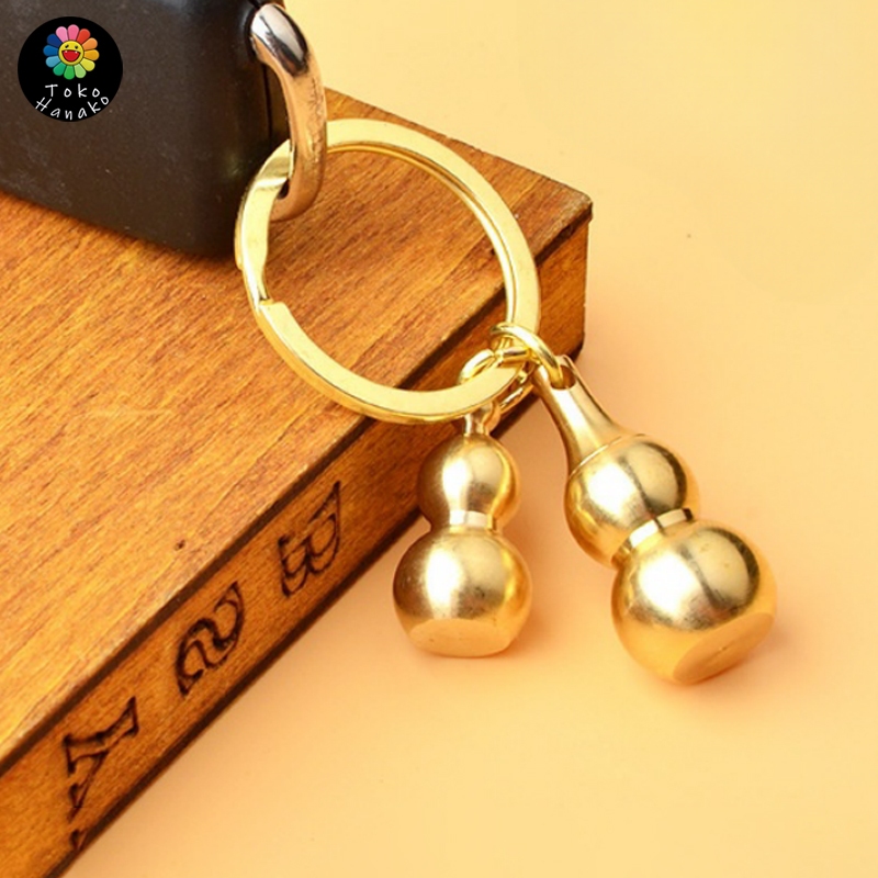 Jual 10 Pcs Gantungan Kunci Kuningan Labu Shio China Gantungan Kunci ...