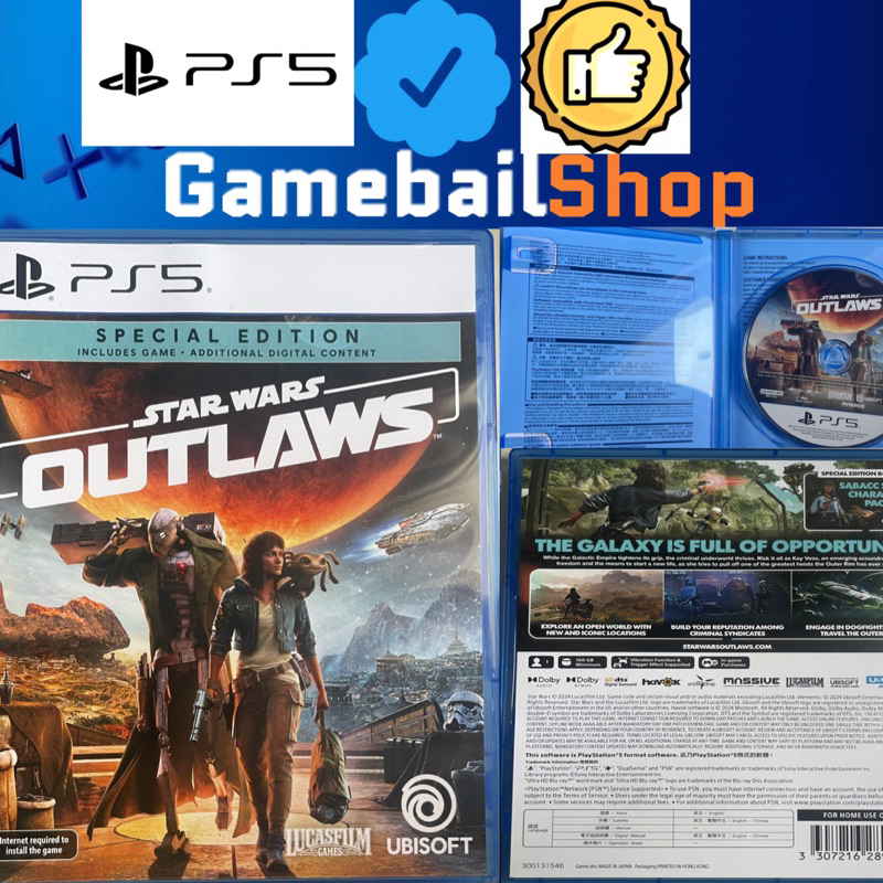 Jual Stat Wars Outlaws StarWars Outlaw Star War 2024 PS5 Game | Shopee ...