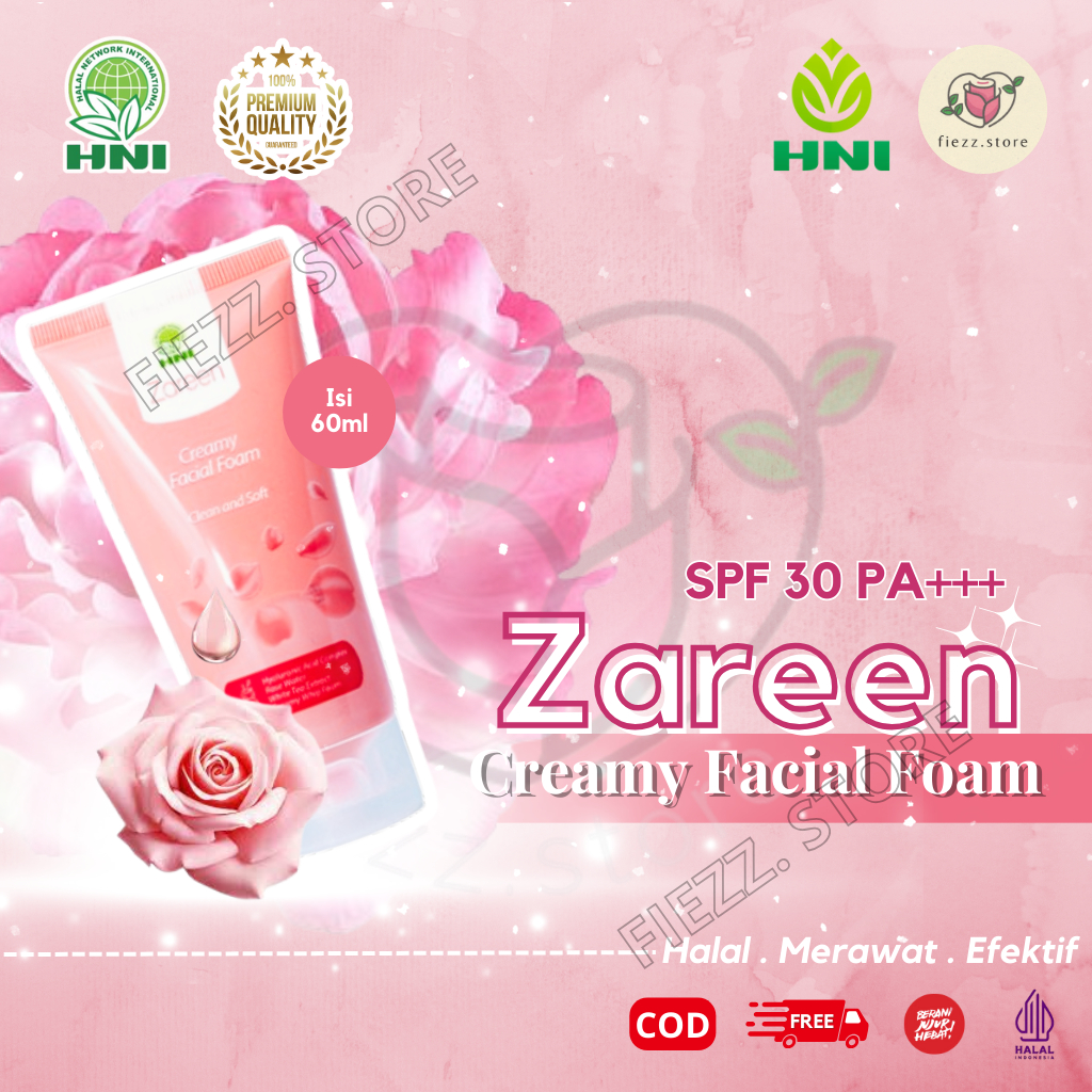 Jual Zareen Creamy Facial Foam | Shopee Indonesia