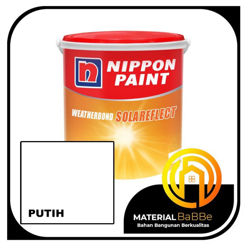 Jual Nippon Weatherbond Solareflect Putih 2,5 Liter | Cat Dinding Luar ...