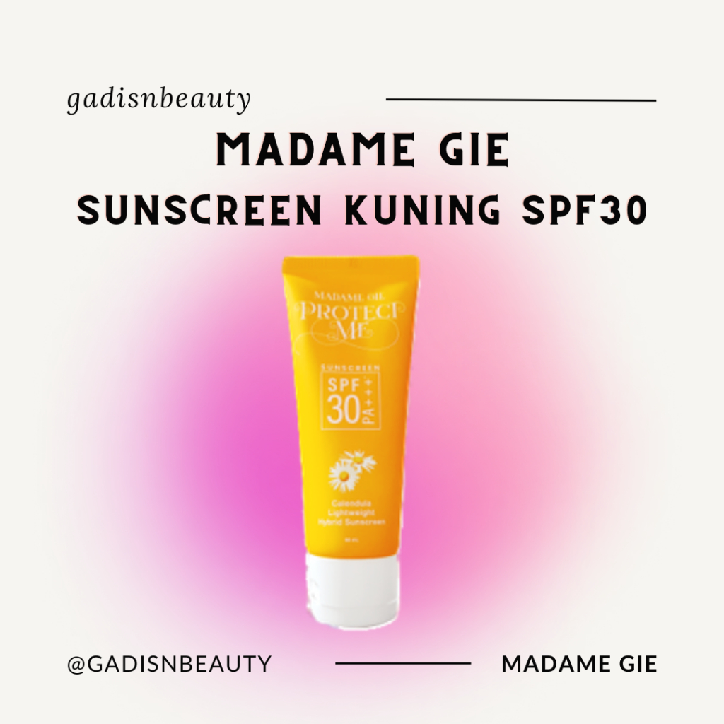 Jual [KEMASAN BARU] Madame Gie Sunscreen Kuning SPF 30 Protect Me ...
