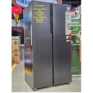 Jual Kulkas Toshiba Side By side Inverter 696L tipe GRRS696WE-PMF(06 ...