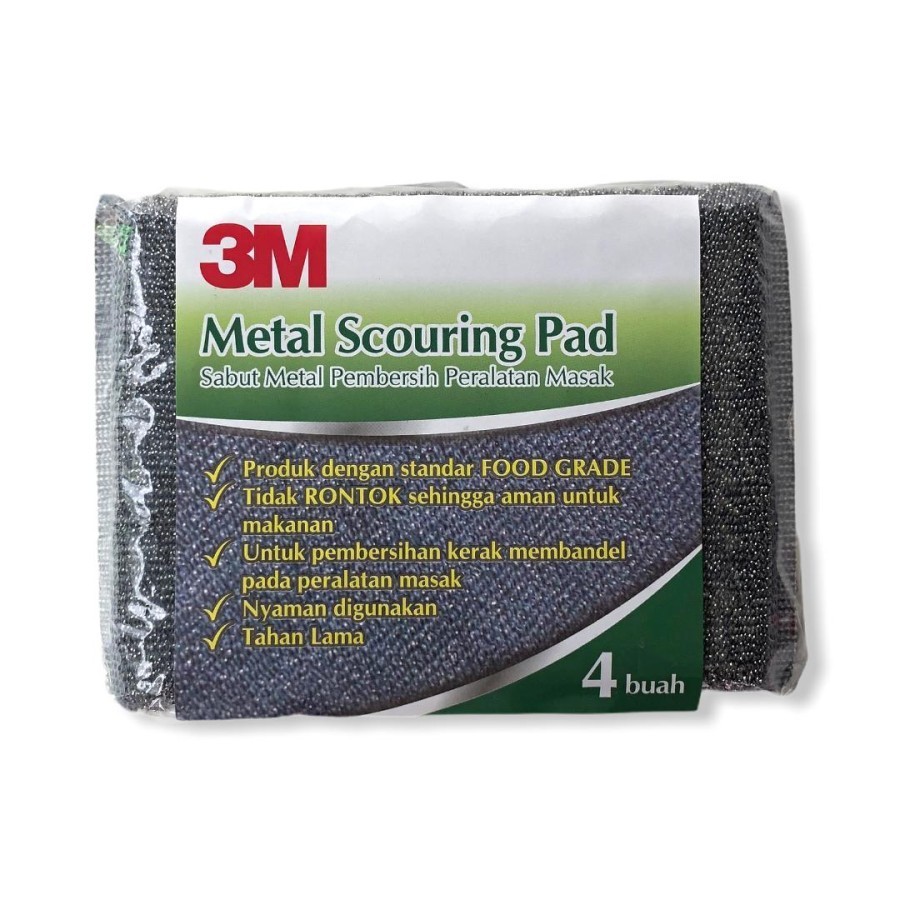 Jual 3M Metal Scouring Pad - Pack | Shopee Indonesia