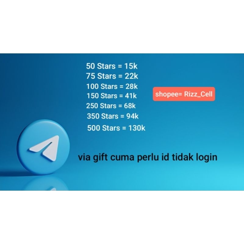 Jual stars Telegram murah | Shopee Indonesia