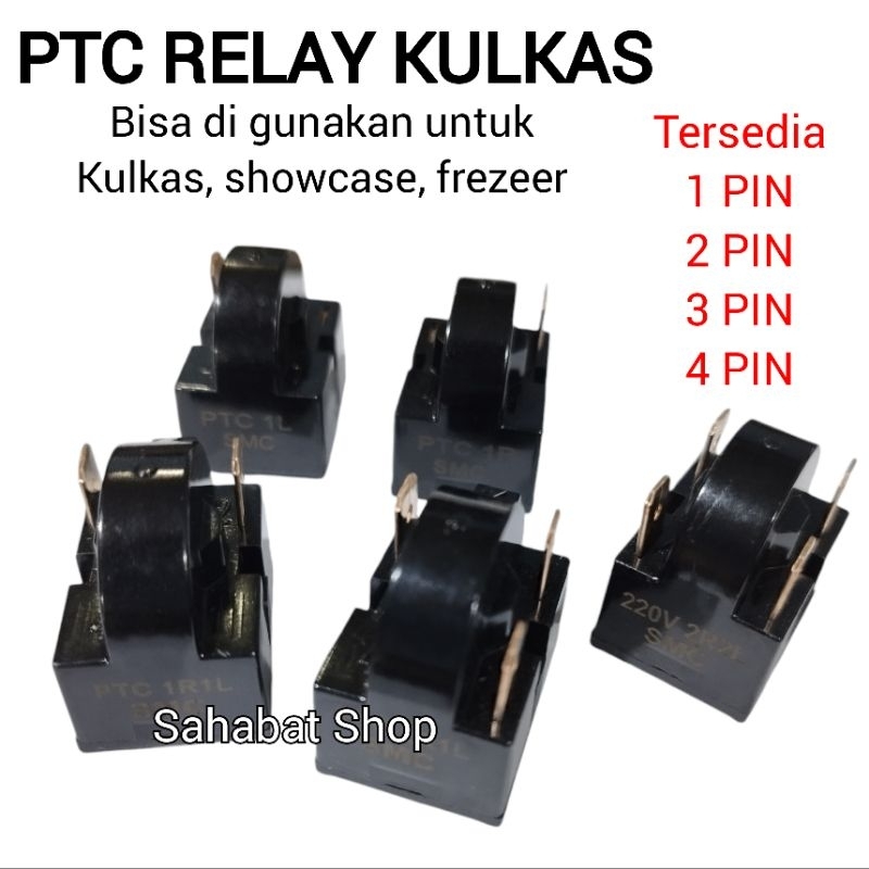 Jual PTC RELAY KULKAS / RILAY COMPRESSOR KULKAS FREZEER SHOWCASE ...