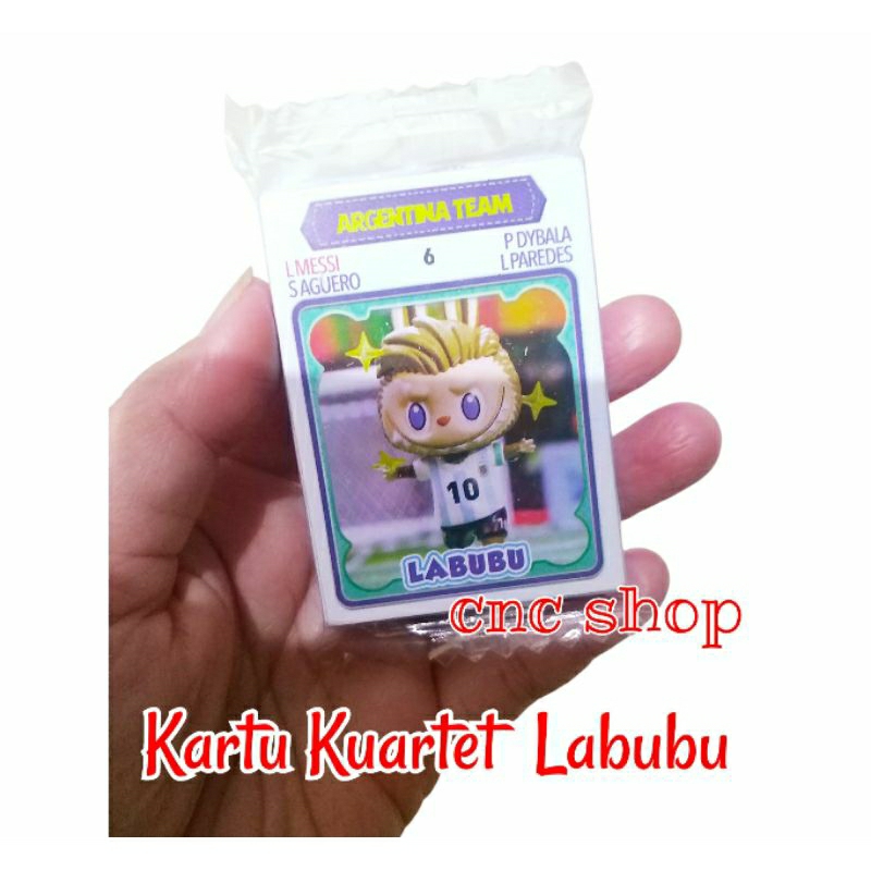 Jual Kartu Kwartet Mini Karakter Labubu Viral dll Mainan Kuartet Jadul ...