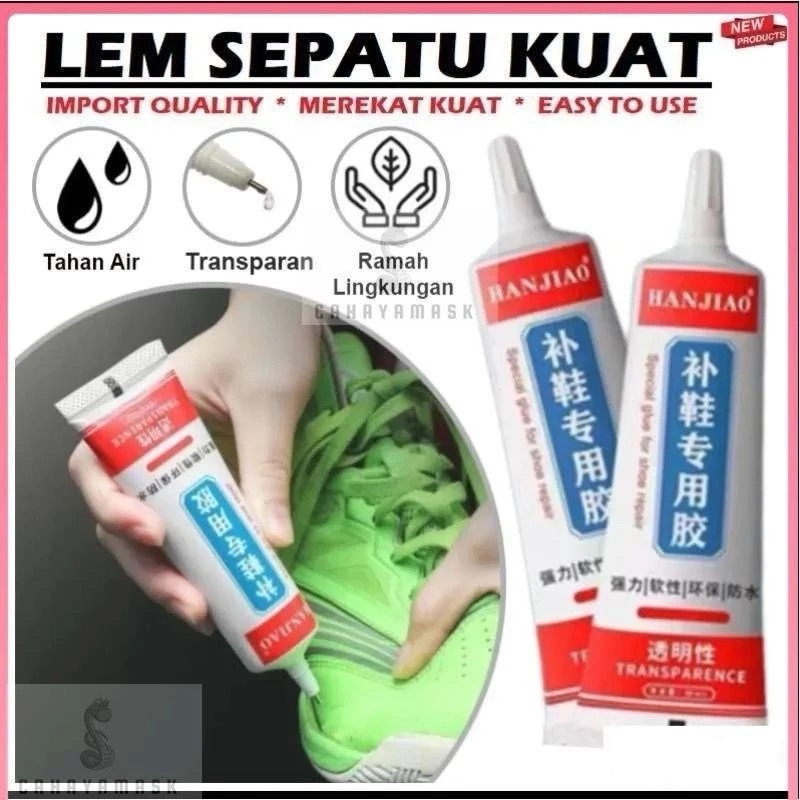 Jual LEM PEREKAT SEPATU / LEM SUPER KUAT TAHAN AIR 60 ML | Shopee Indonesia