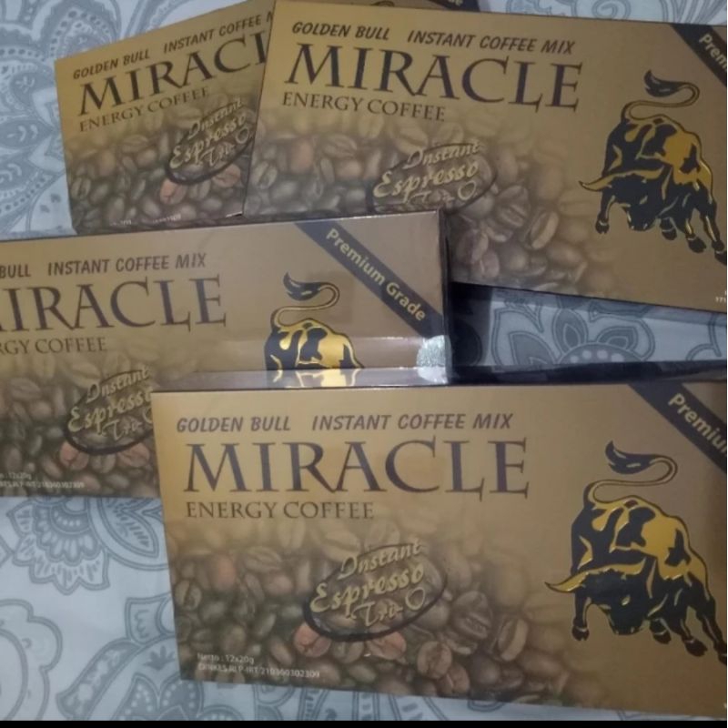 Jual KOPI MIRACLE isi 12 Sachet/box | Shopee Indonesia