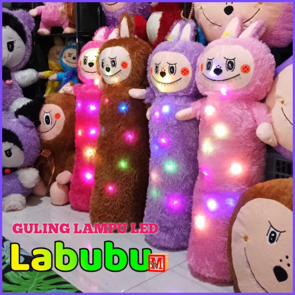 Jual LABUBU BONEKA GULING MAINAN DENGAN LAMPU LED VIRAL TINGGI 70CM ...