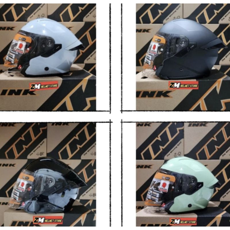 Jual HELM INK TERRA 2 SOLID 100% ORIGINAL | Shopee Indonesia