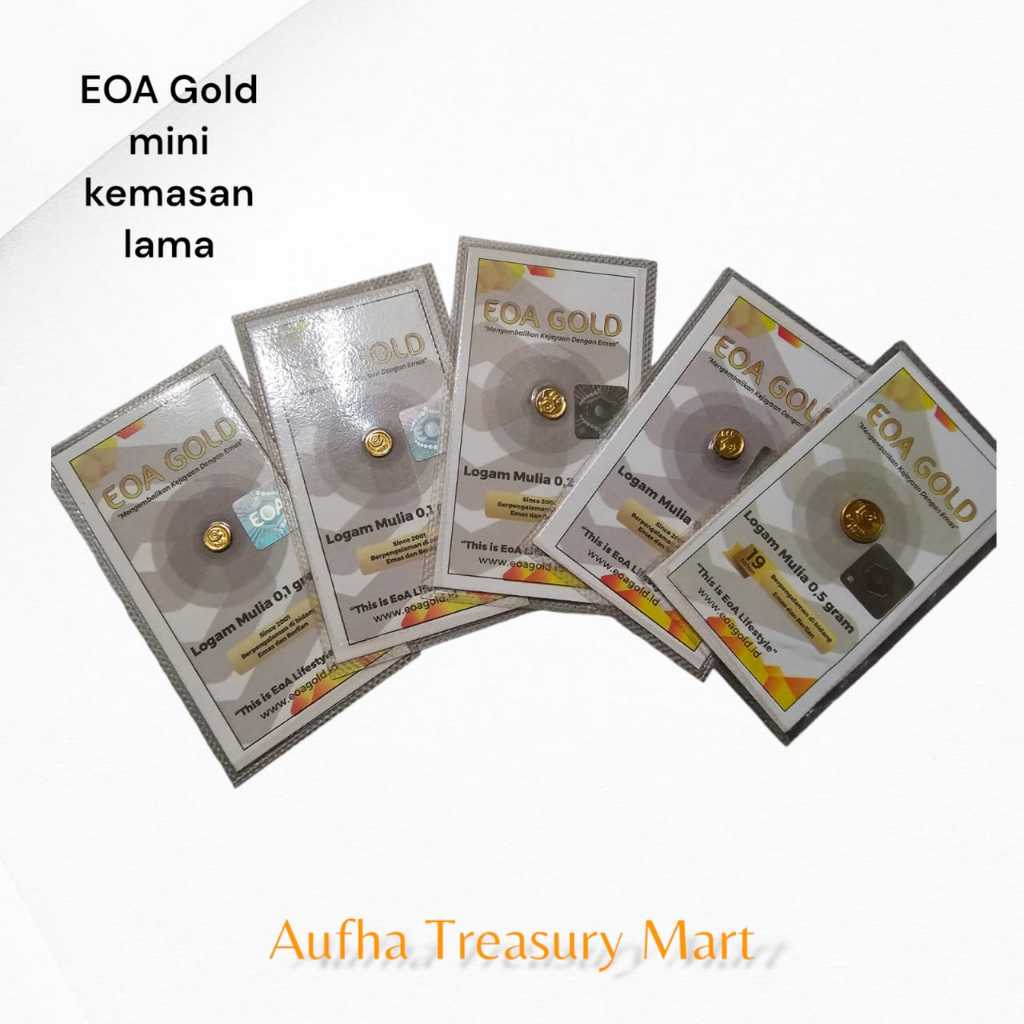 Jual EOA Gold Mini Logam Mulia 24K Kemasan lama - pilih gramasi di ...