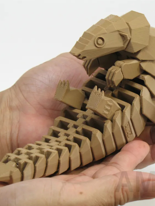 Jual Cuero Articulated Pangolin Toy Mainan Anak Trenggiling Fleksibel ...