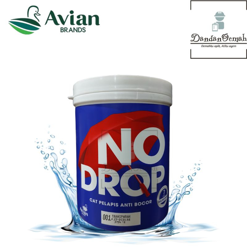 Jual Cat Tembok Eksterior & Interior / Waterproof / Avian No Drop / Kemasan 1kg | Shopee Indonesia