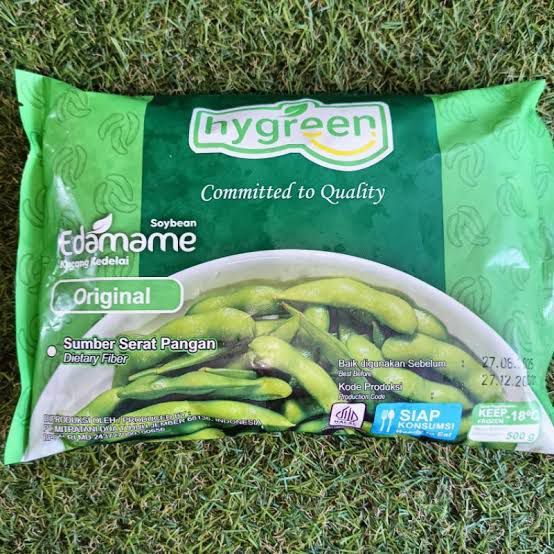 Jual EDAMAME HYGREEN 500 GR / KACANG REBUS / KACANG FROZEN / FROZEN ...