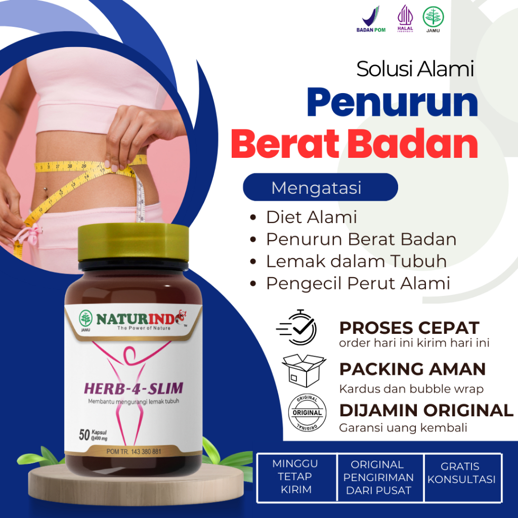 Jual Obat Diet Pelangsing Herbal Alami Penurun Berat Badan Herbal ...
