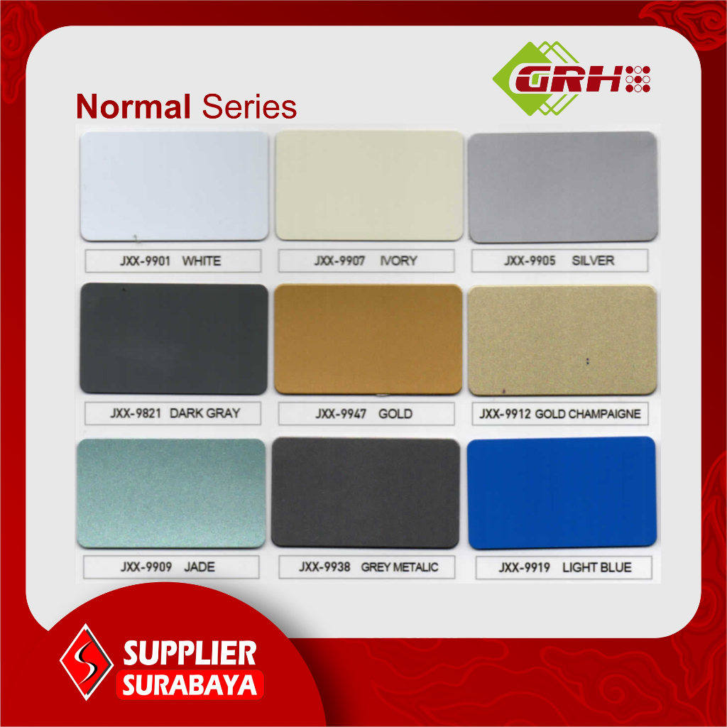 Jual Aluminium Composite Planel Tebal Plat 0,05mm Tebal keseluruhan 3mm ...