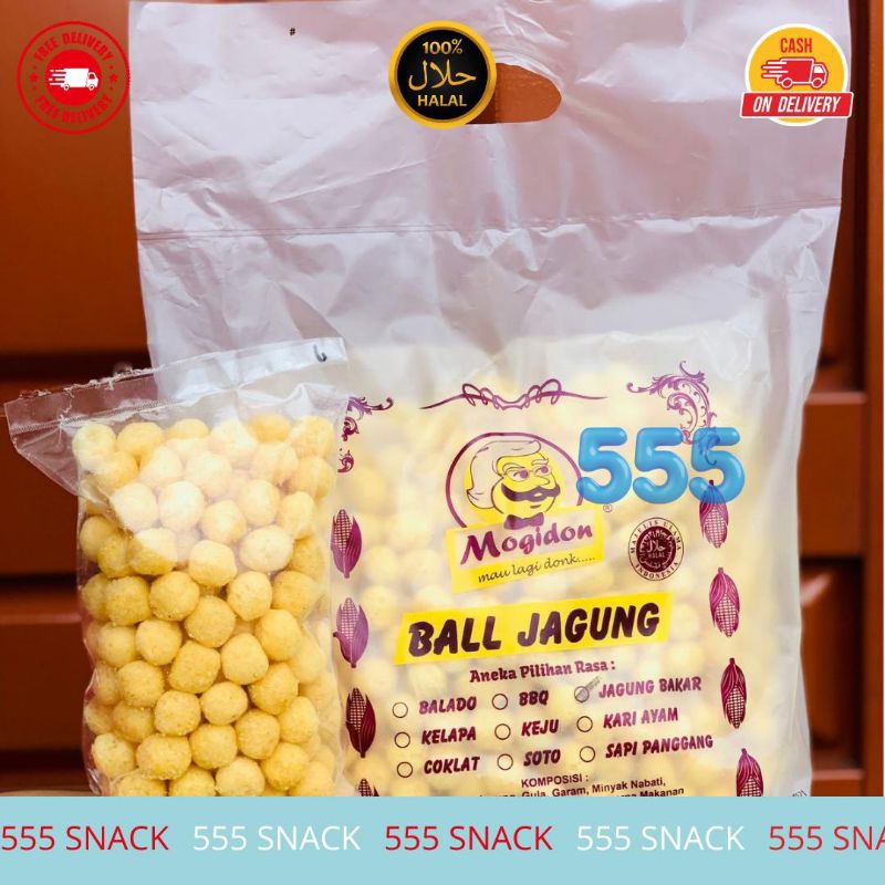 Jual (500 GR) (PACK) CHIKI BALL CHIKI COKLAT / JAGUNG BAKAR / BALADO ...