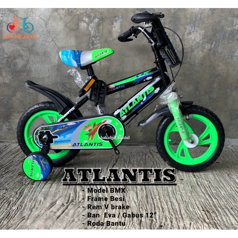 Jual Sepeda Anak cowok BMX ring 12 model ban eva ( Gabus ) | Sepeda BMX ...