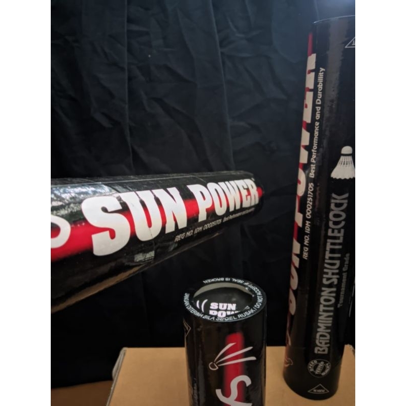 Jual SHUTTLECOCK \ COCK \ BULUTANGKIS BADMINTON ORIGINAL SUN POWER ...
