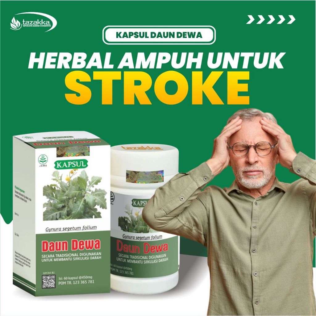 Jual obat herbal ampuh mengobati stroke melancarkan peredaran darah ...